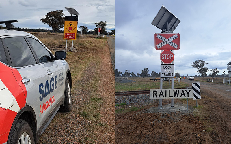 Advance warning sign technology set to improve rail safety in NSW
